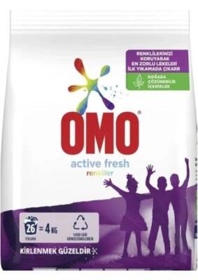 Omo Matik 1.5 Kg Aktif Fresh Renkliler Toz Çamaşır Deterjanları OMO